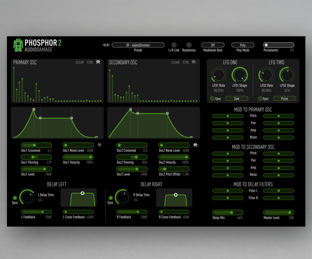 Phosphor 2 by Audio Damage Review (updated) - StrongMocha