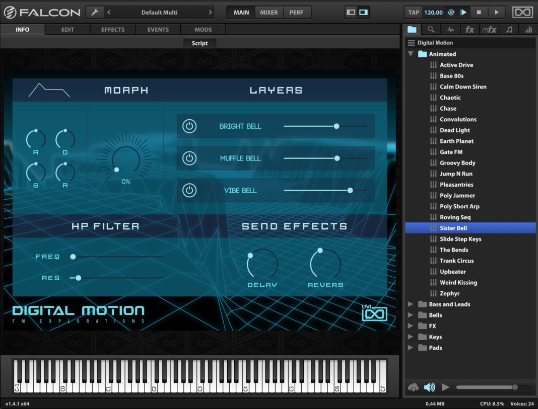 Digital Motion for Falcon by UVI Review - StrongMocha