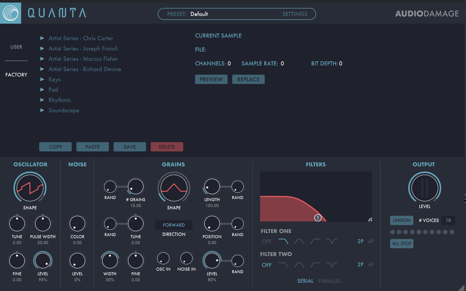 Quanta Granular Synth by Audio Damage - StrongMocha