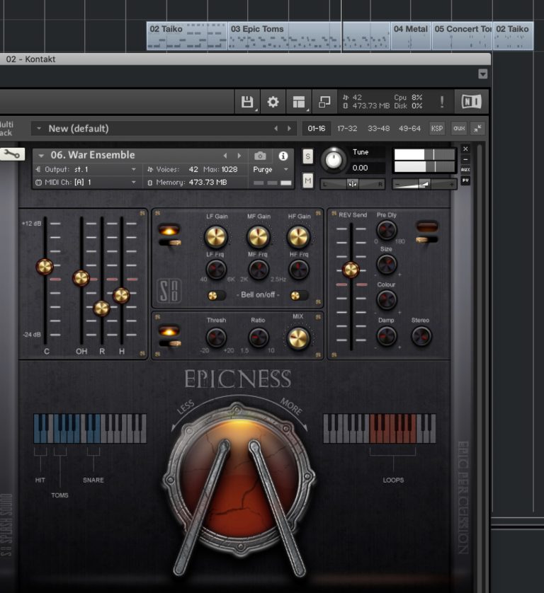 Epic Percussion Review - Cinematic Percussion Instruments by Splash ...