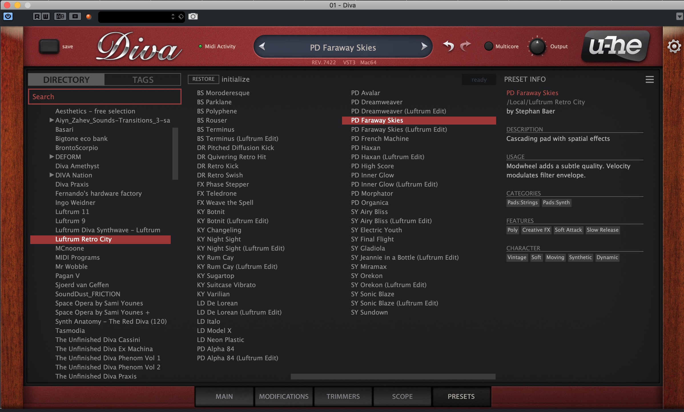 Luftrum Retro City Review - a Full of 80's Love Sound Set for Diva - StrongMocha