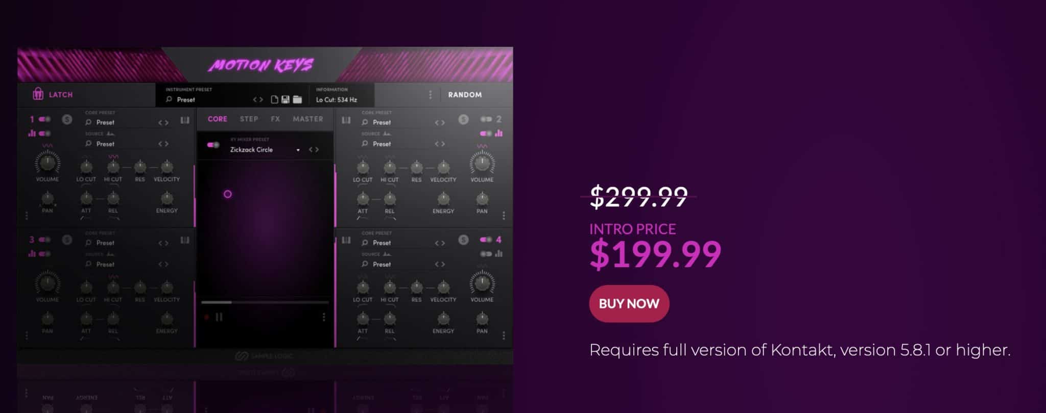 Sample Logic Launches MOTION KEYS - Extraordinary Organic Motion ...