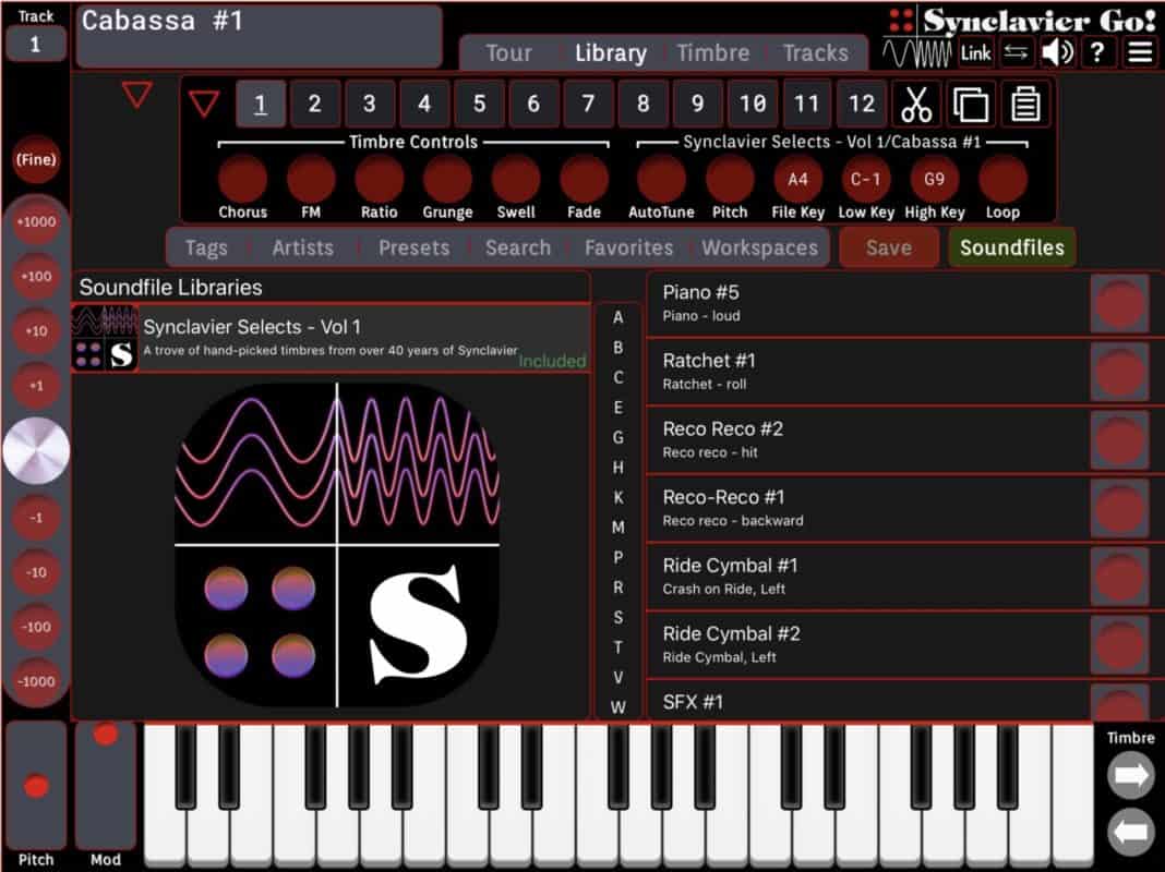 Synclavier Digital Synclavier Go! iPad App - StrongMocha