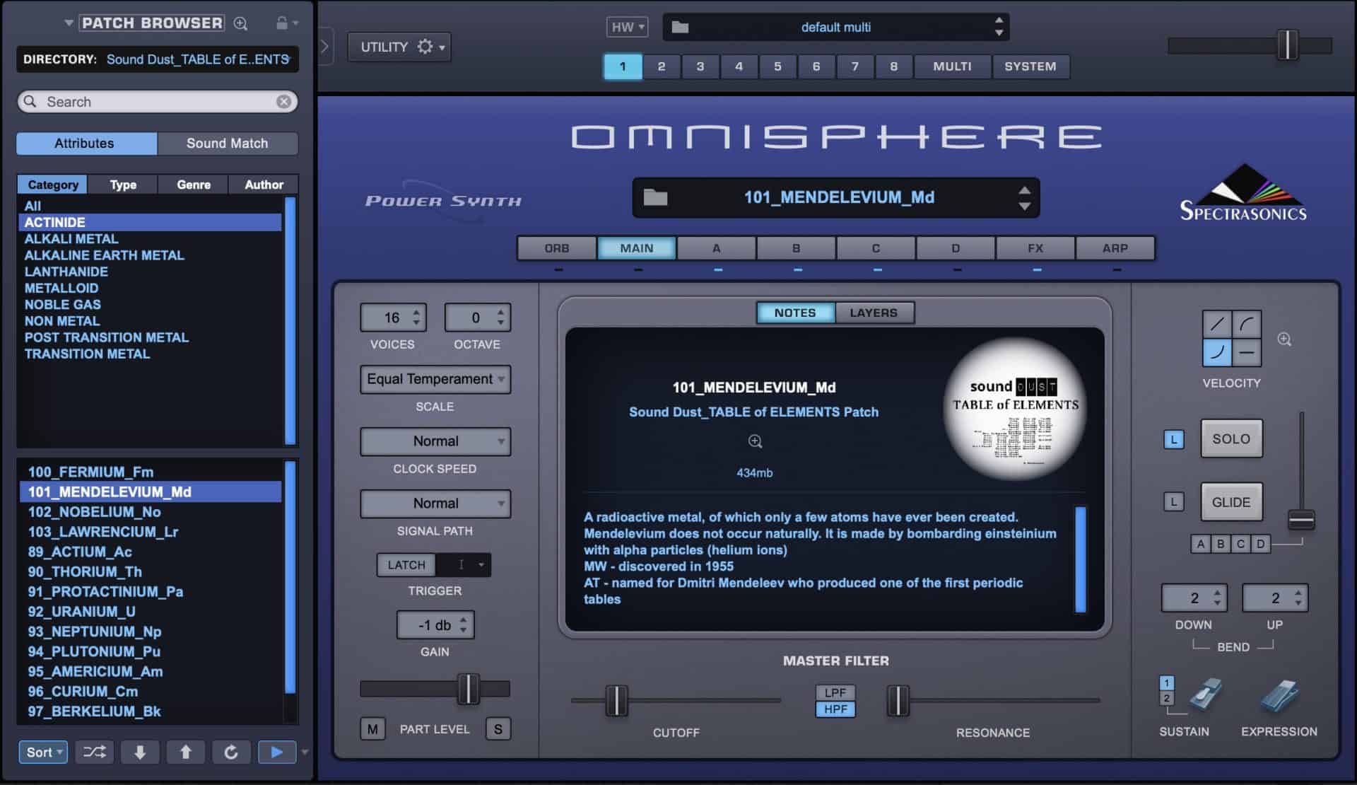 TABLE of ELEMENTS - A Periodic Table of Sound - StrongMocha