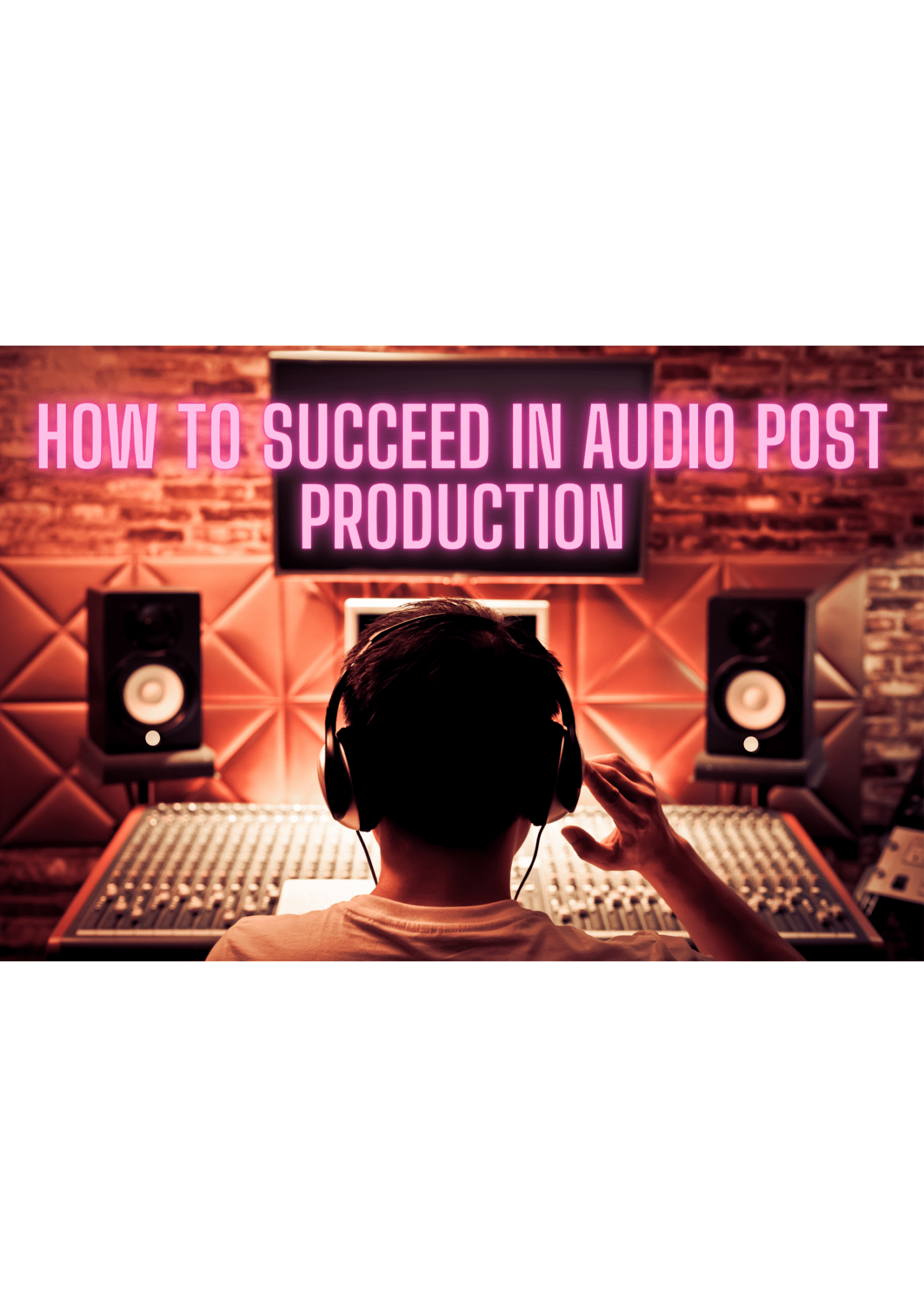 How to Succeed in Audio Post Production: The Key Skills You Need To ...